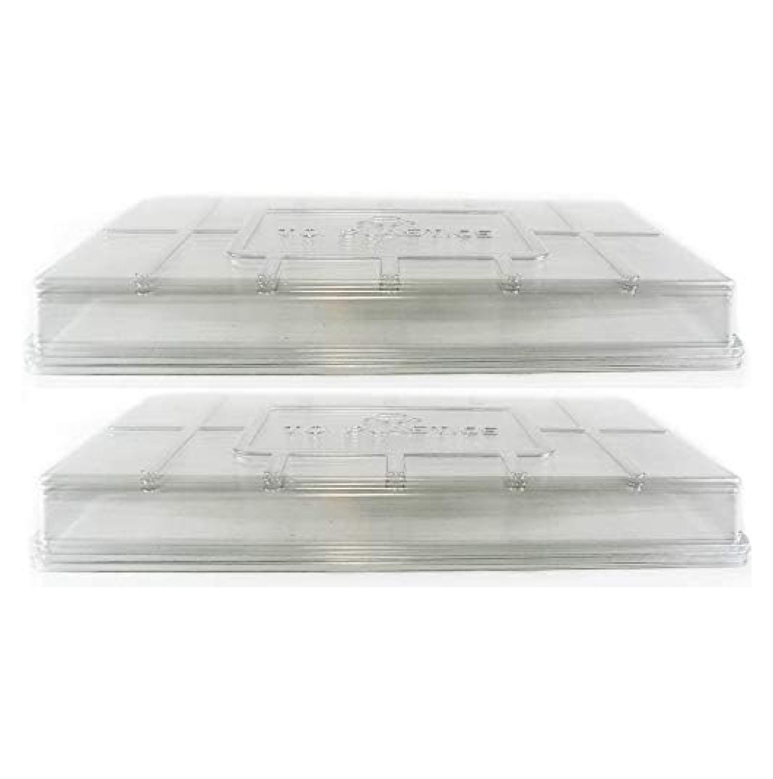 Plant Tray Clear Plastic Humidity Domes: Pack of 10 - Fits 10 Inch x 20 ...