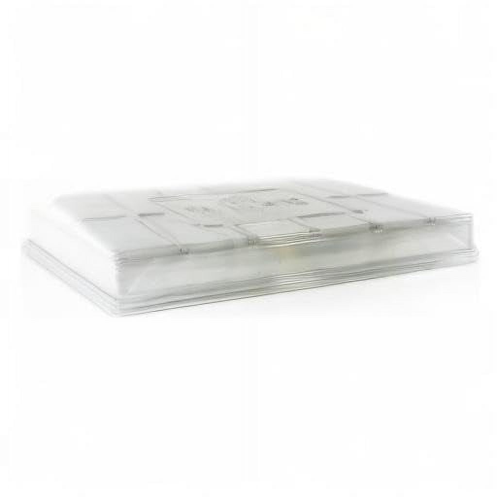 Plant Tray Clear Plastic Humidity Domes: Pack of 50 - Fits 10 Inch x 20 ...