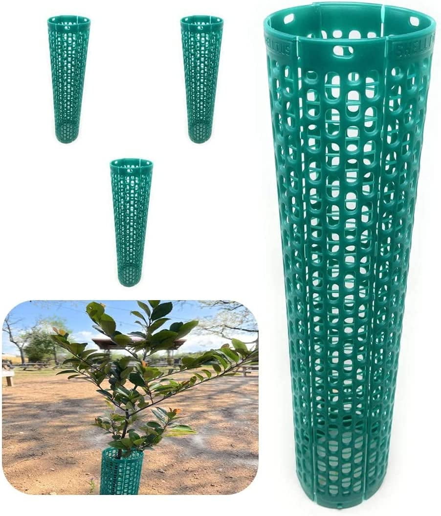 Plant and Tree Guard Protector; Wrap Tall Expandable Grow Tubes Around ...