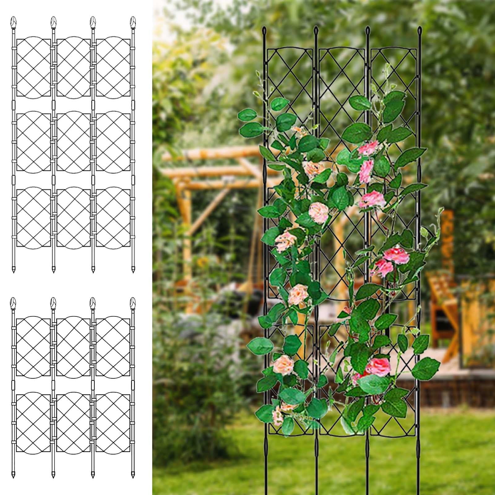 Plant Trellis Under $5! Xqxayjr Plant Trellis for Climbing Plants, 3 ...