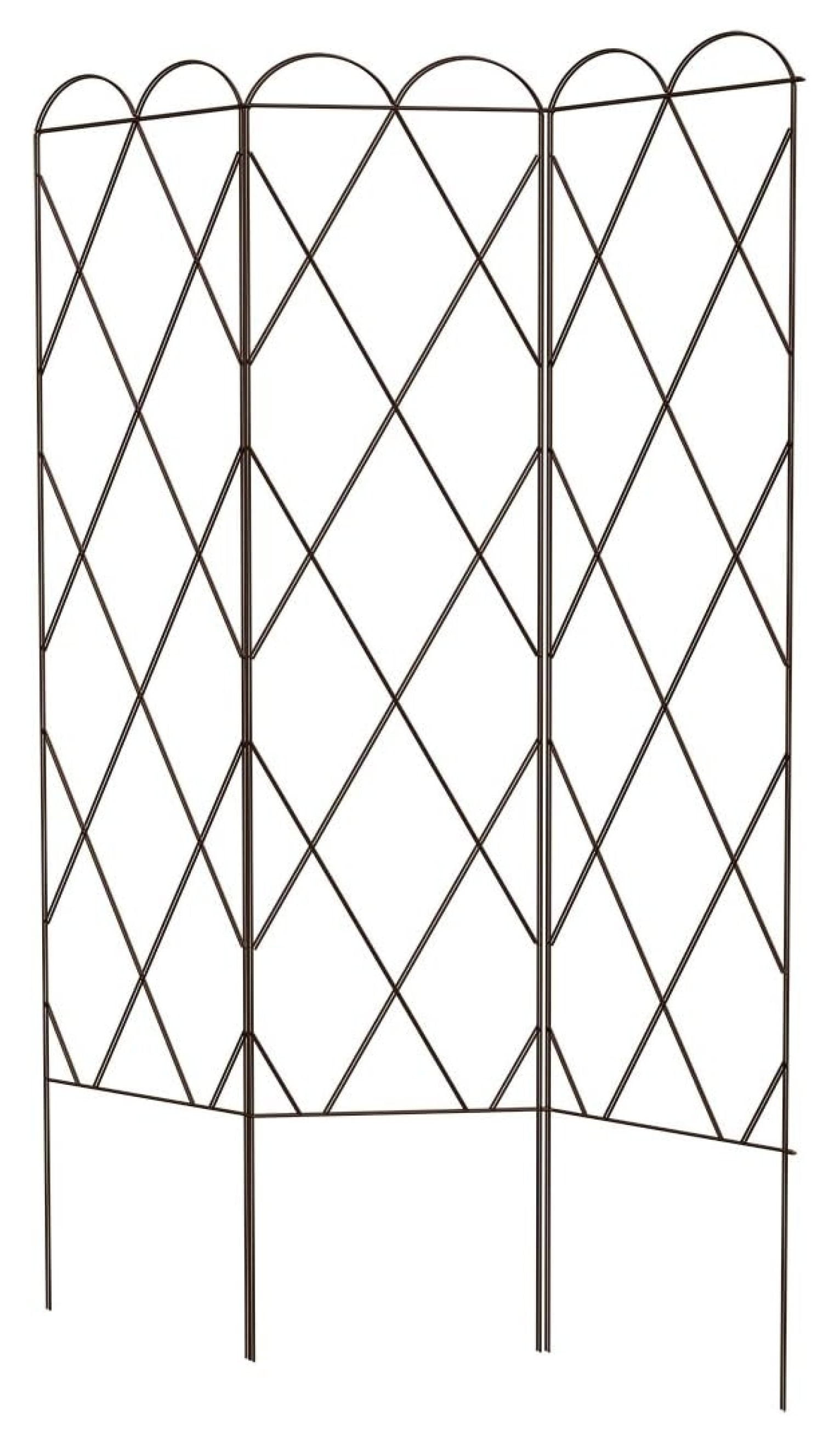 Plant Trellis Tri Fold 64"H, Rustic 3-Panel Expandable Pea Trellis ...