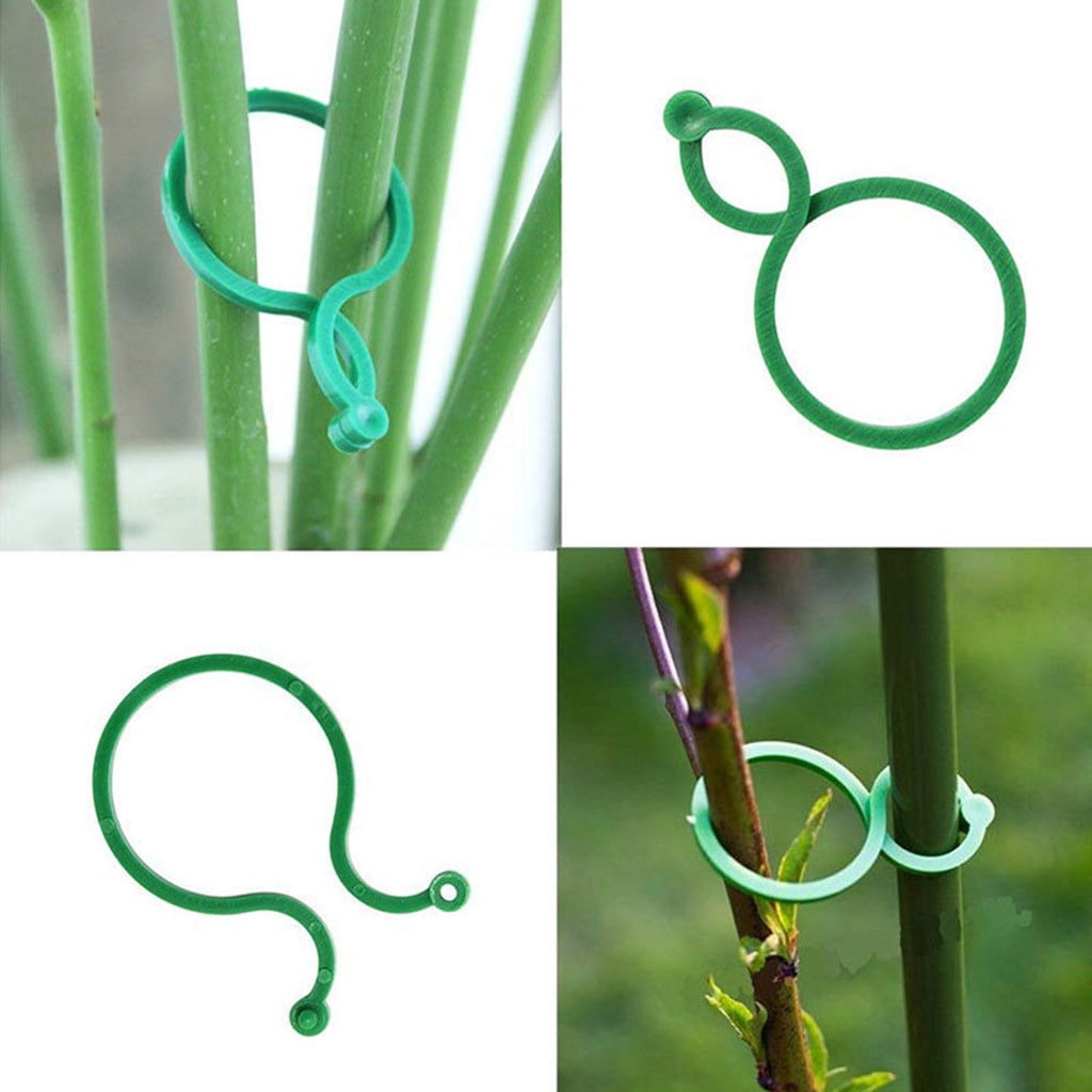 Plant Twist Clip Ties Garden Plant Support Clips Vegetables Tomato Vine ...