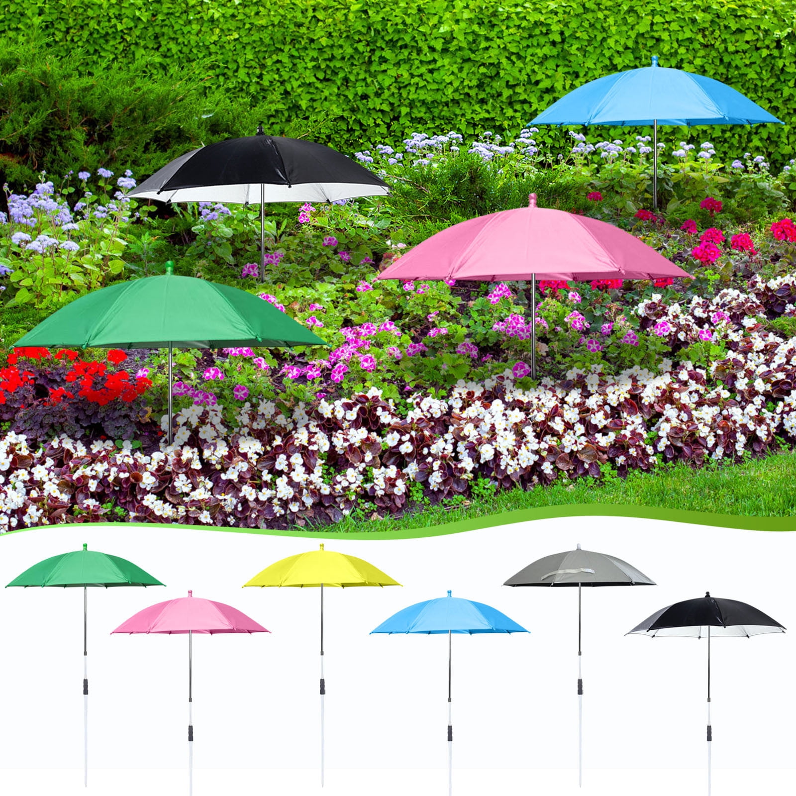 Plant Umbrella for Outdoor Plants, Adjustable Mini Shade Cover for ...