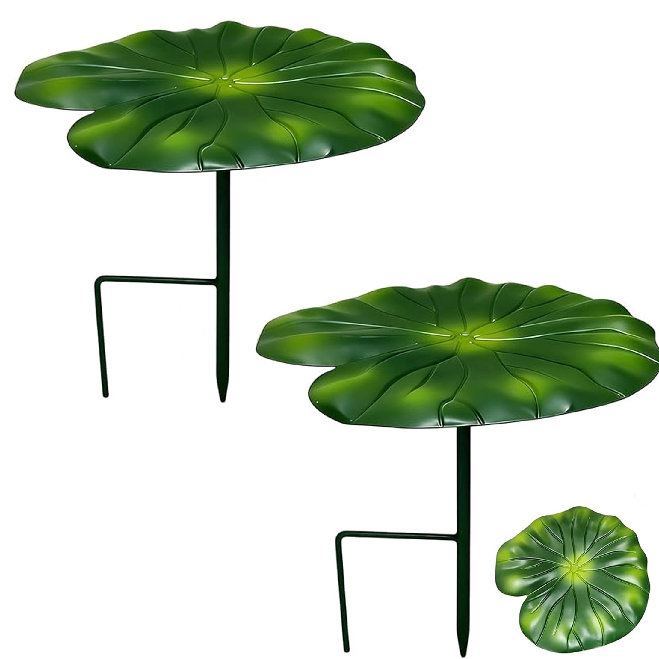 Plant Umbrellas, 21x21cm Leaf Shape, Metal - Sun Shade for Garden ...