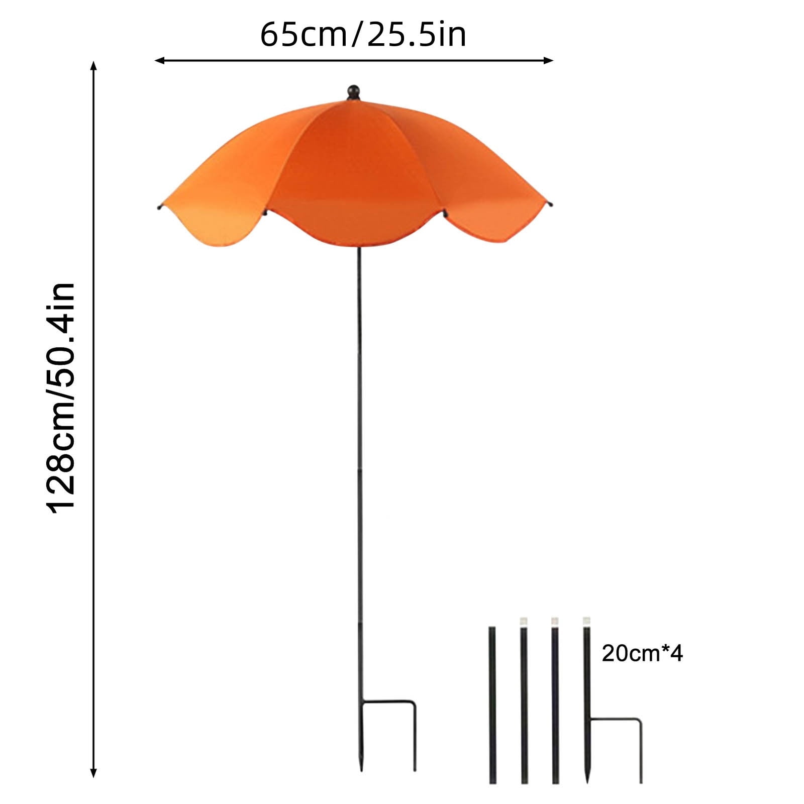 Plant Umbrellas For Outdoor Plants, Adjustable Angles Shade Umbrella ...