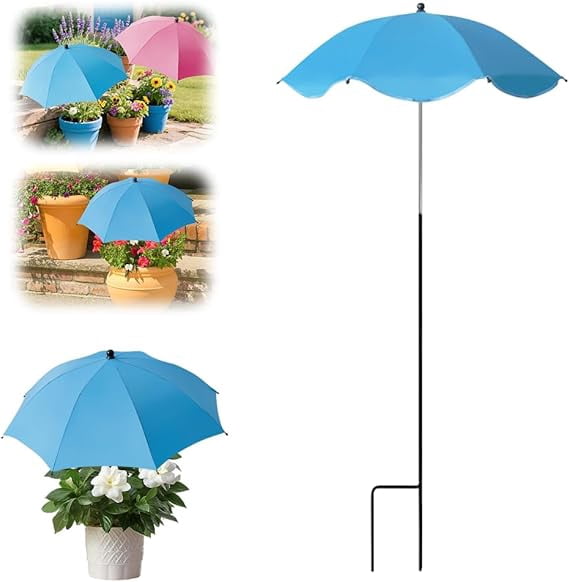 Umbrellas for Outdoor Plants, Garden Umbrella Shade for Potted and ...