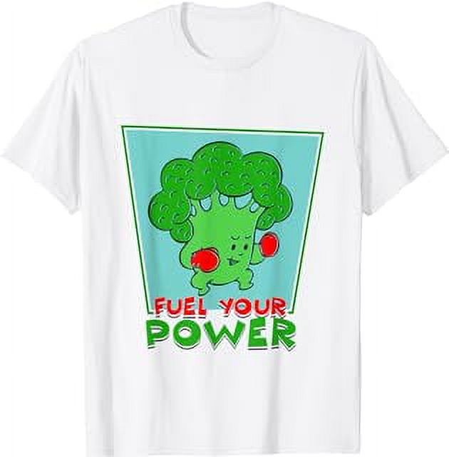 Plant Vegetarian Veggies Boxing Fight Broccoli Workout T-Shirt ...