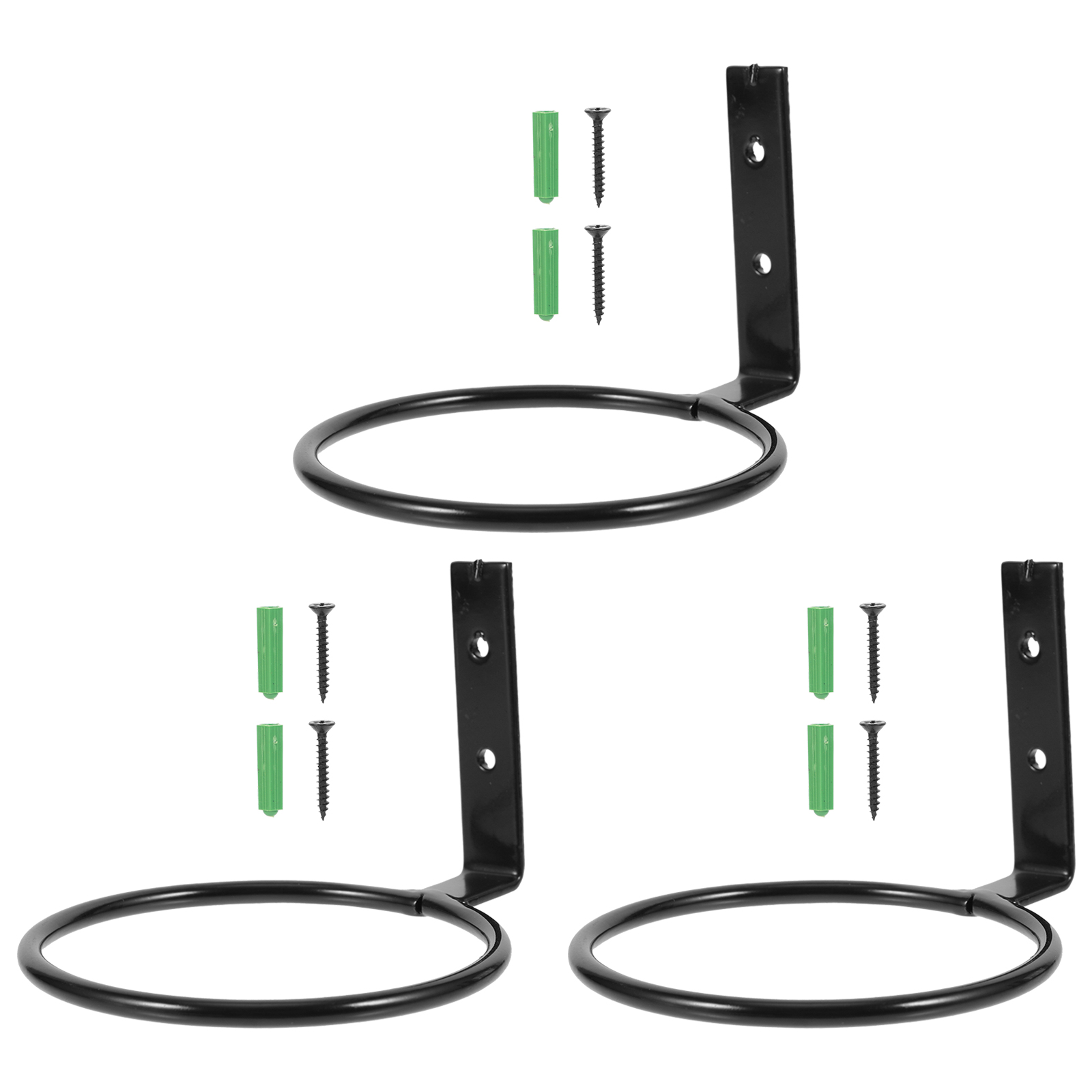 Plant Wall Hanging Ring Pot Stands Iron Light House Decorations for ...