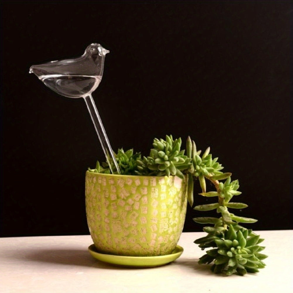 Plant Waterer Self Watering Globes, Hand Blown Clear Glass Plant Water ...