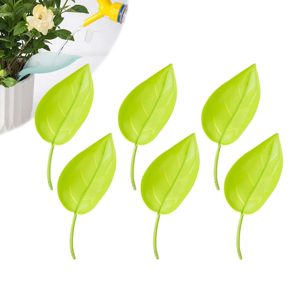 Plant Watering Funnel Leaves, Plastic Leaves for Watering Plants,Funny ...