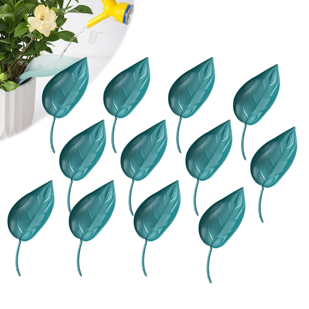 Plant Watering Funnel Leaves, Plastic Leaves for Watering Plants,Funny ...