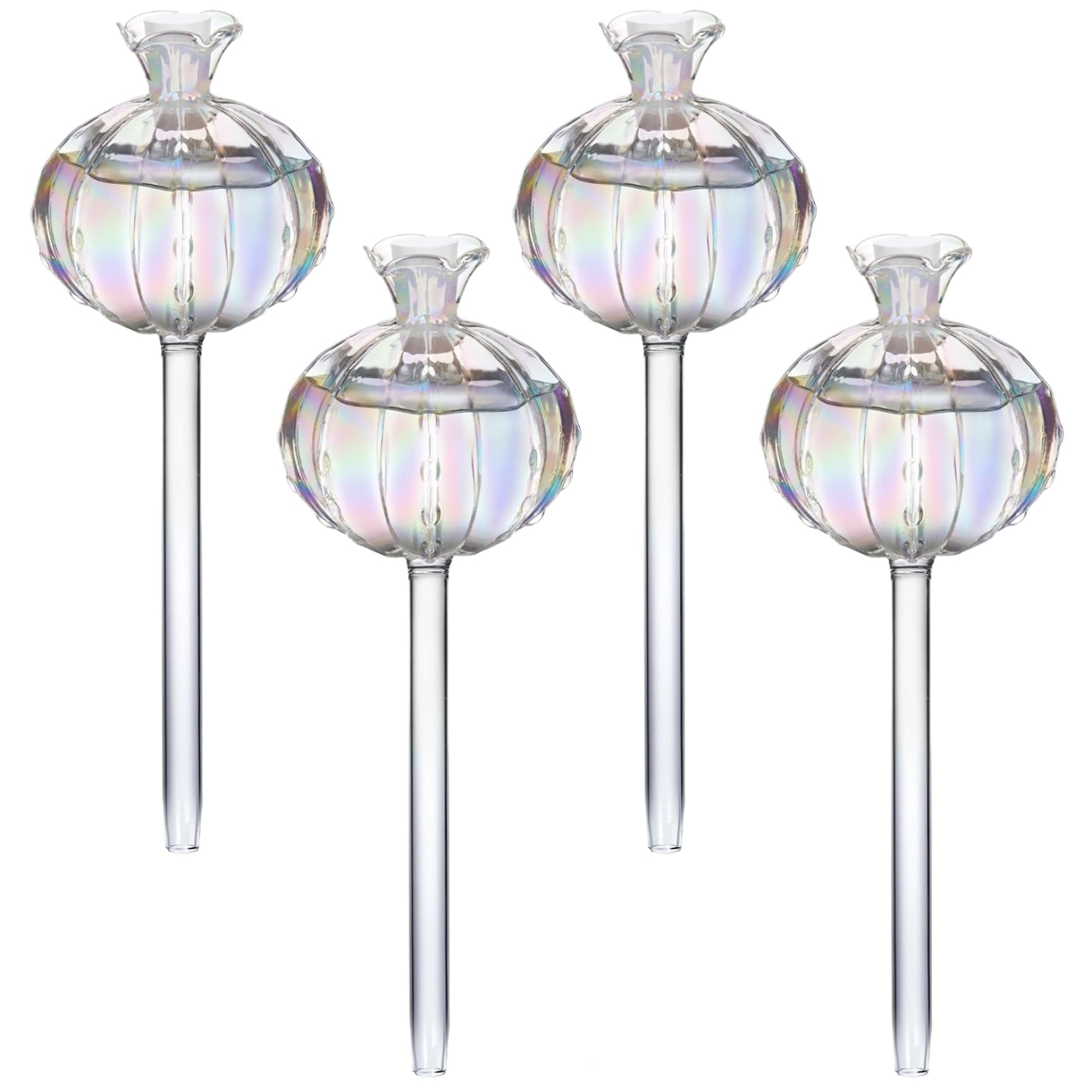 Plant Watering Globes 4PCS Orchid Shape Watering Bulbs for Indoor ...