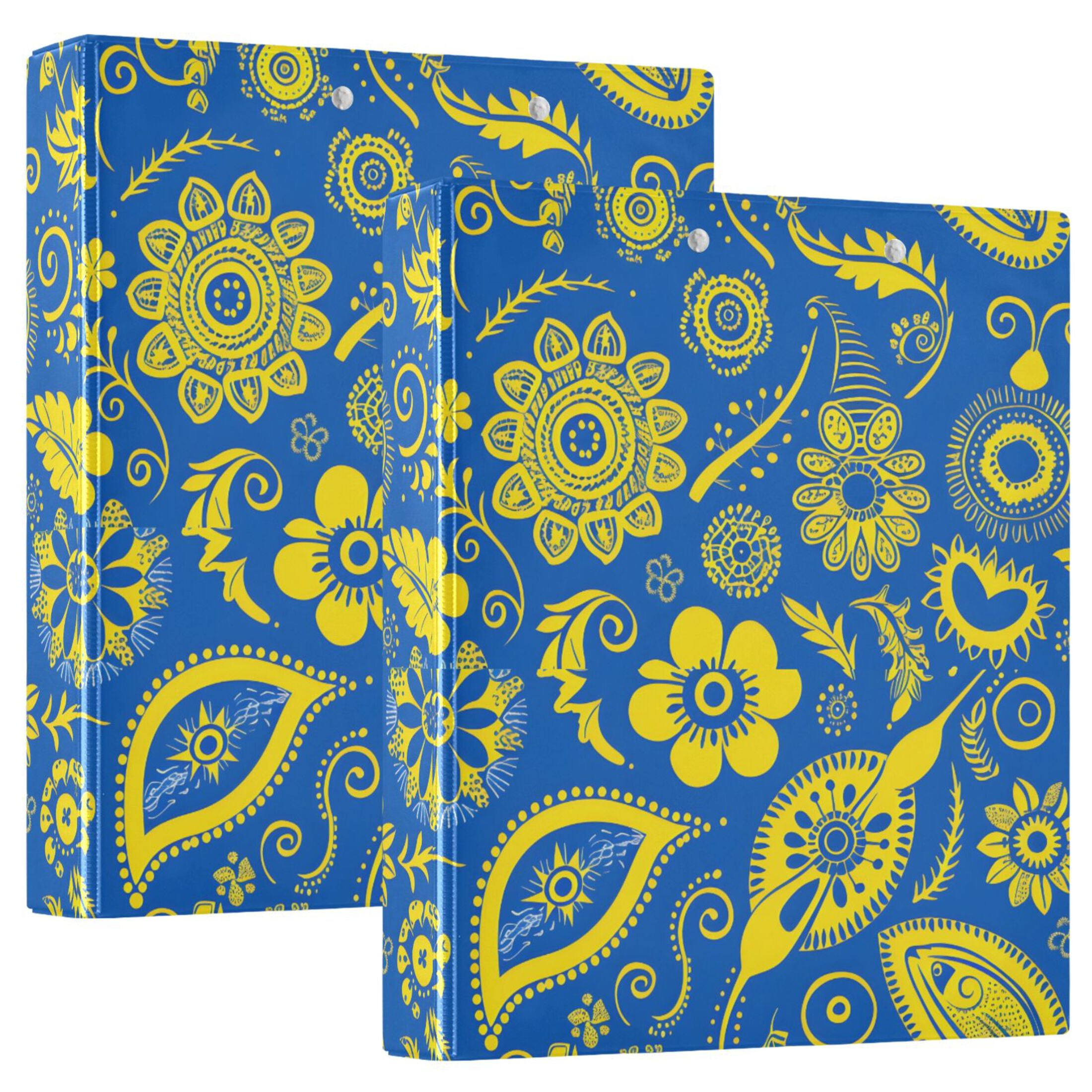 Plant and Flower Hardcover 3 Ring Binder 1.5 inch Round Rings with ...