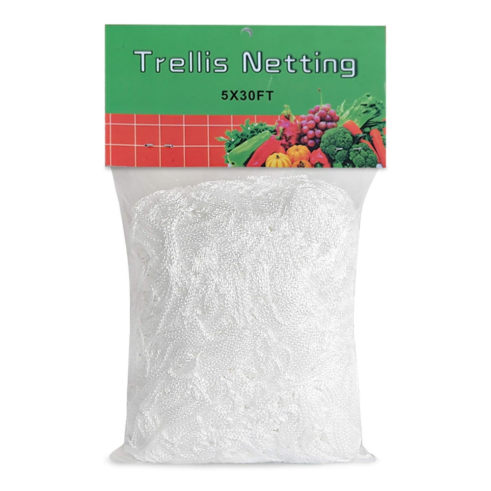 Plant branch net white polyester mesh climbing net climbing net Trellis ...