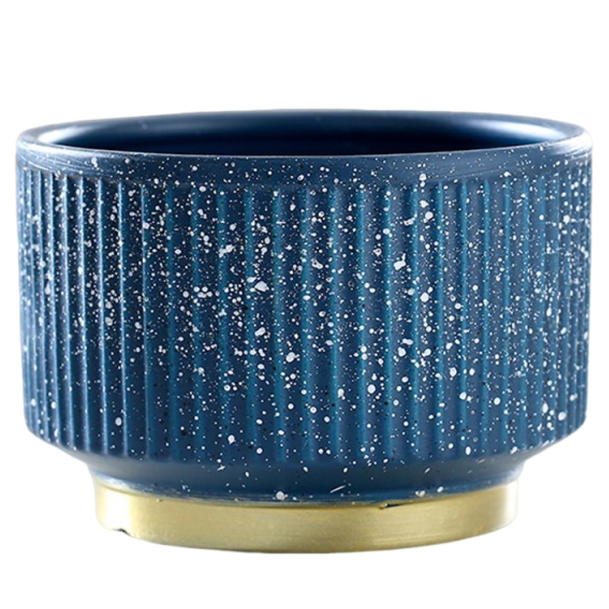 Plant pot Ceramic planter with tray with built-in cylindrical design ...