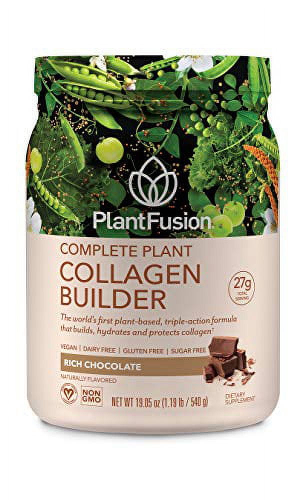 PlantFusion Collagen Builder Plant Based Peptides Protein Powder ...