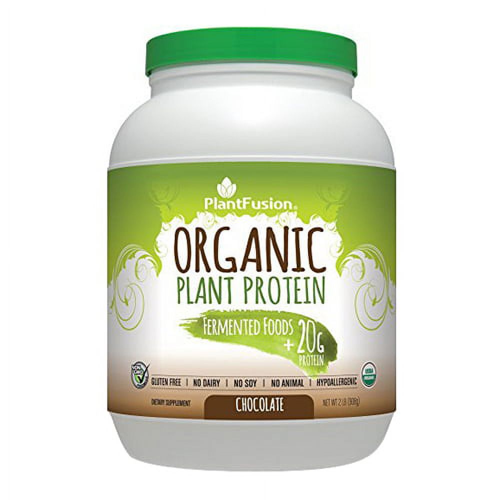 PlantFusion Organic Plant-Based Protein Fermented Foods Powder With 20 ...