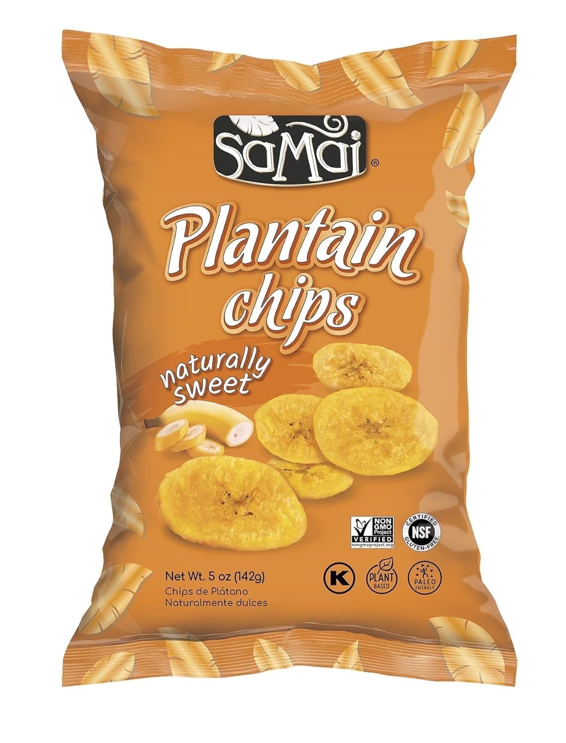 Plantain Chips Naturally Sweet 5 oz - Walmart.com