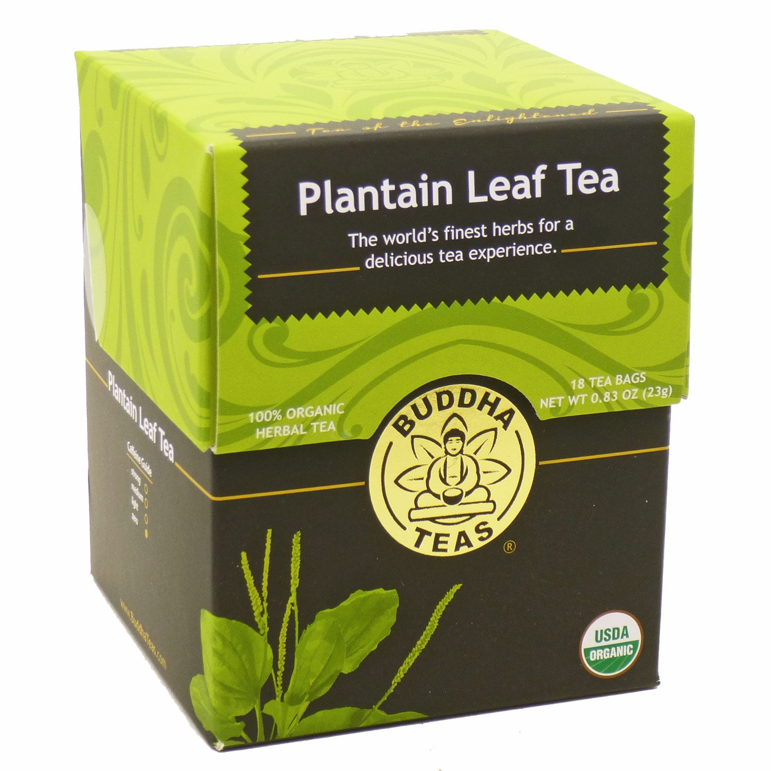 Plantain Leaf Tea by Budda Teas - 18 Tea Bags - Walmart.com