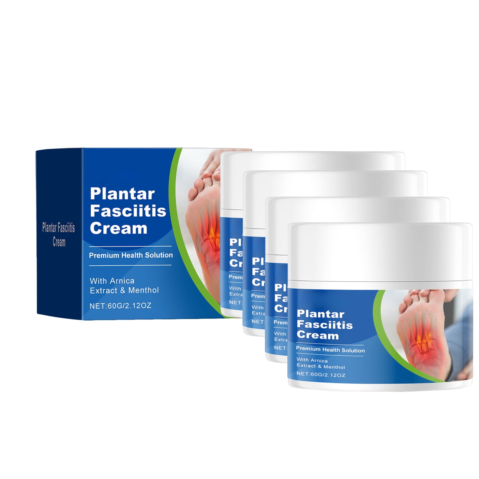 Plantar Fasciitis Cream, Natural Heel Comfort Cream ,Maximum Strength ...