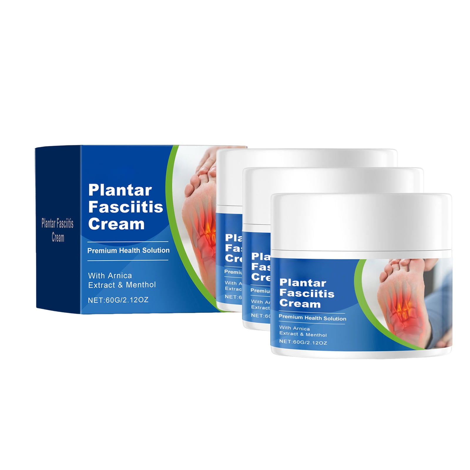 Plantar Fasciitis Cream, Natural Heel Relief Cream For Plantar ...