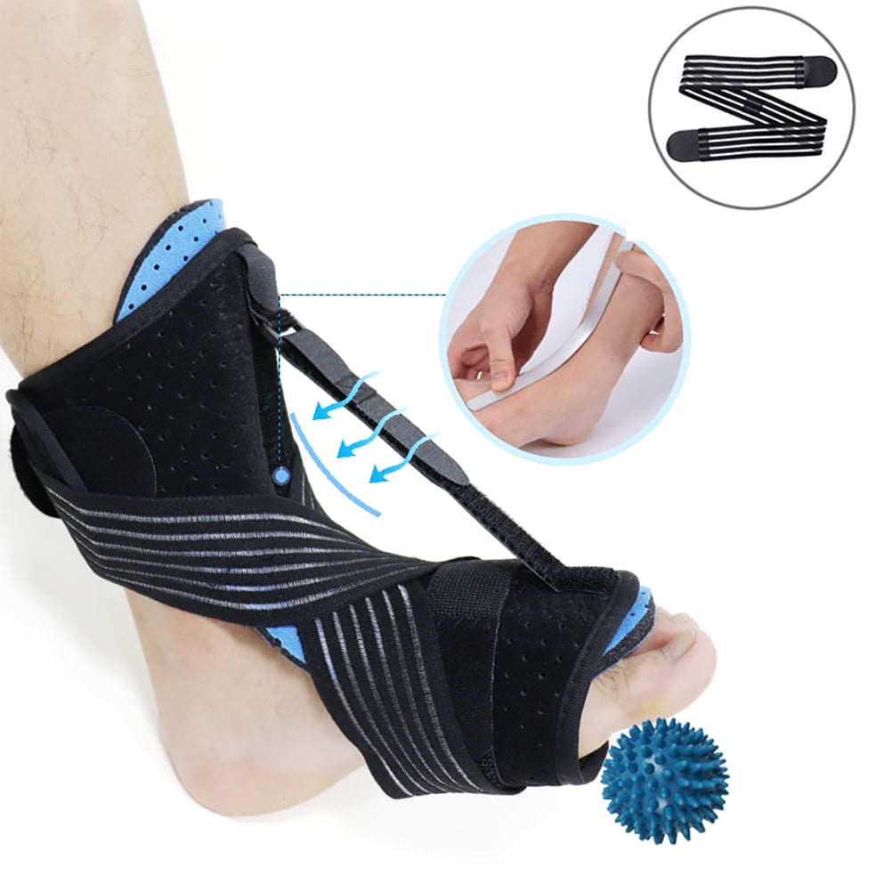 Plantar Fasciitis Night Splint Foot Drop Orthotic Brace Adjustable ...