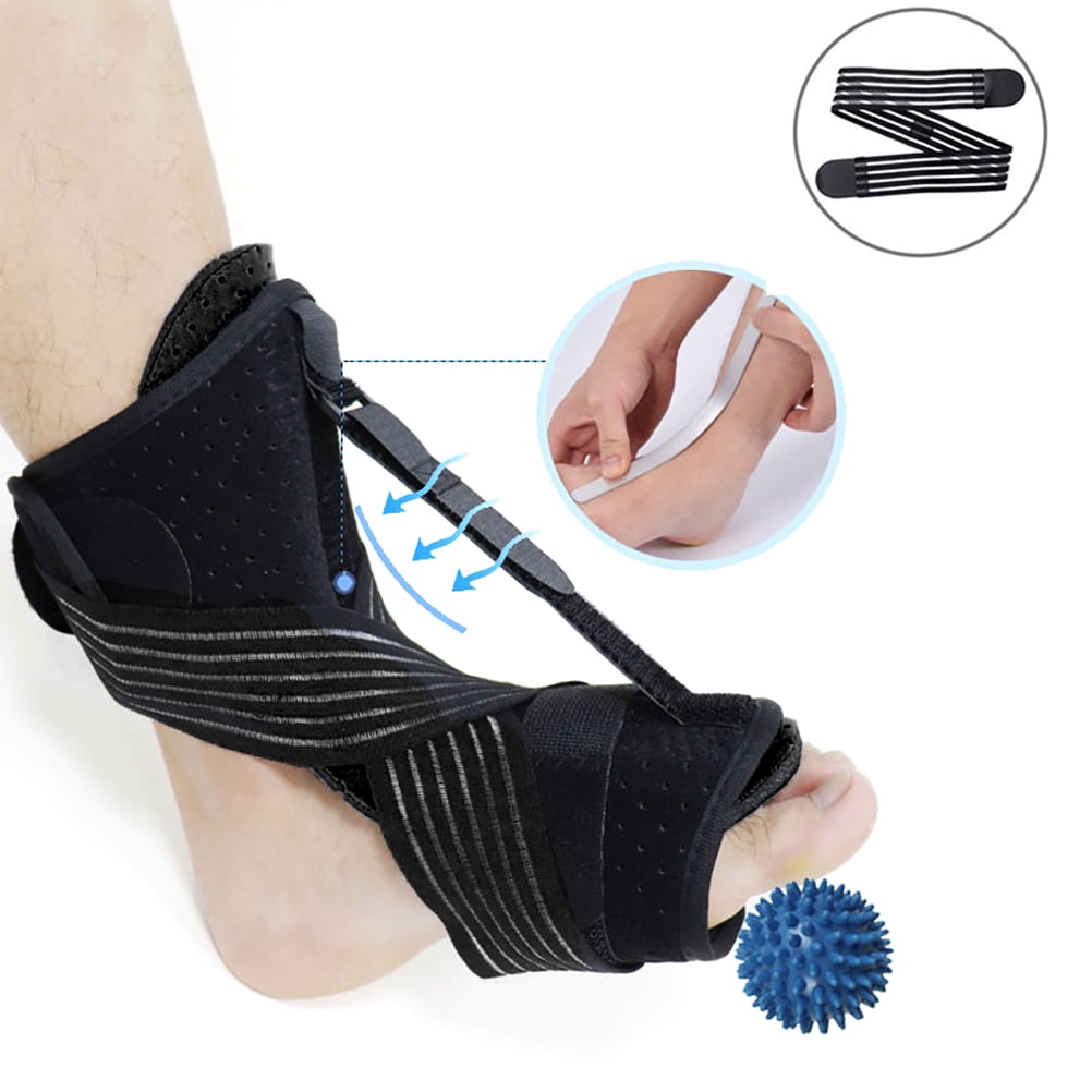 Plantar Fasciitis Night Splint Foot Drop Orthotic Brace Adjustable ...