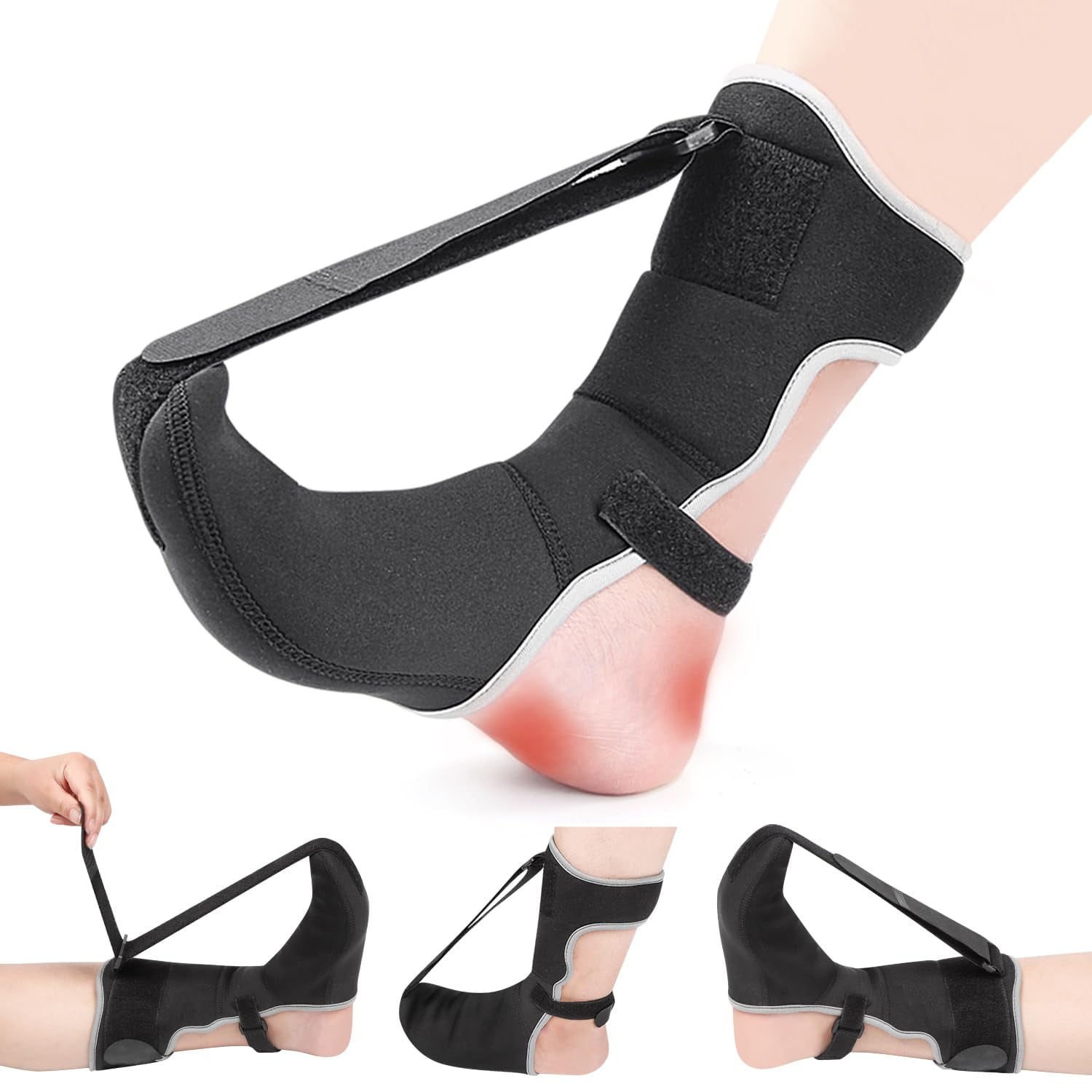 Plantar Fasciitis Night Splint for Plantar Fasciitis Relief Bone Spurs ...