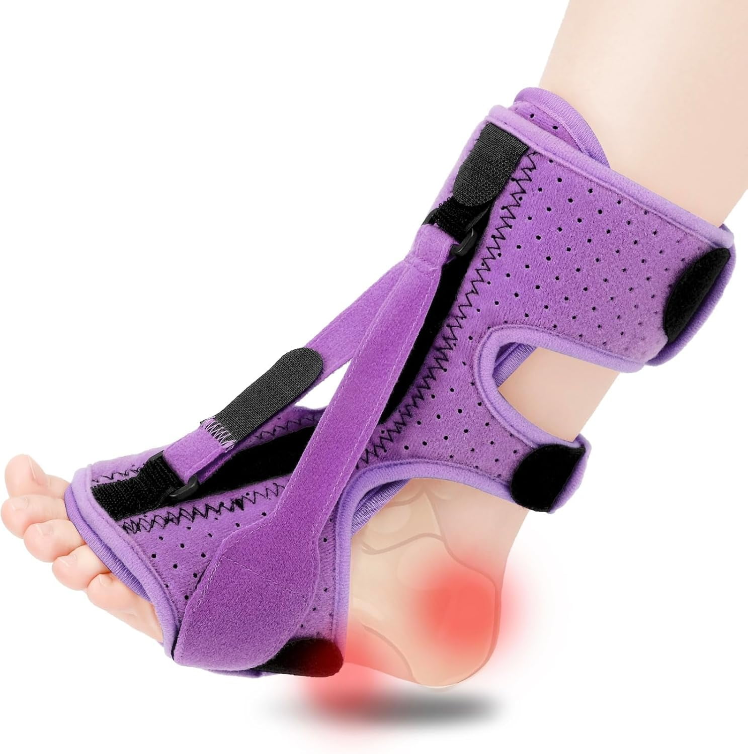 Plantar Fasciitis Night Splint, Plantar Fasciitis Relief Brace, 3 ...