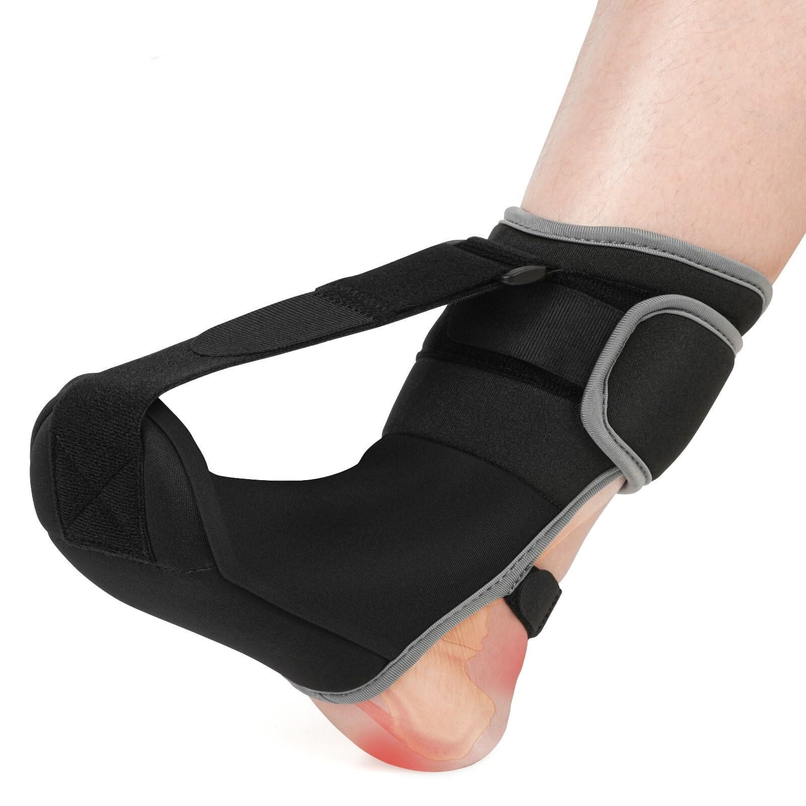 Plantar Fasciitis Night Splint Sock: Soft Plantar Fasciitis Brace with Arch Support for Sleeping ...