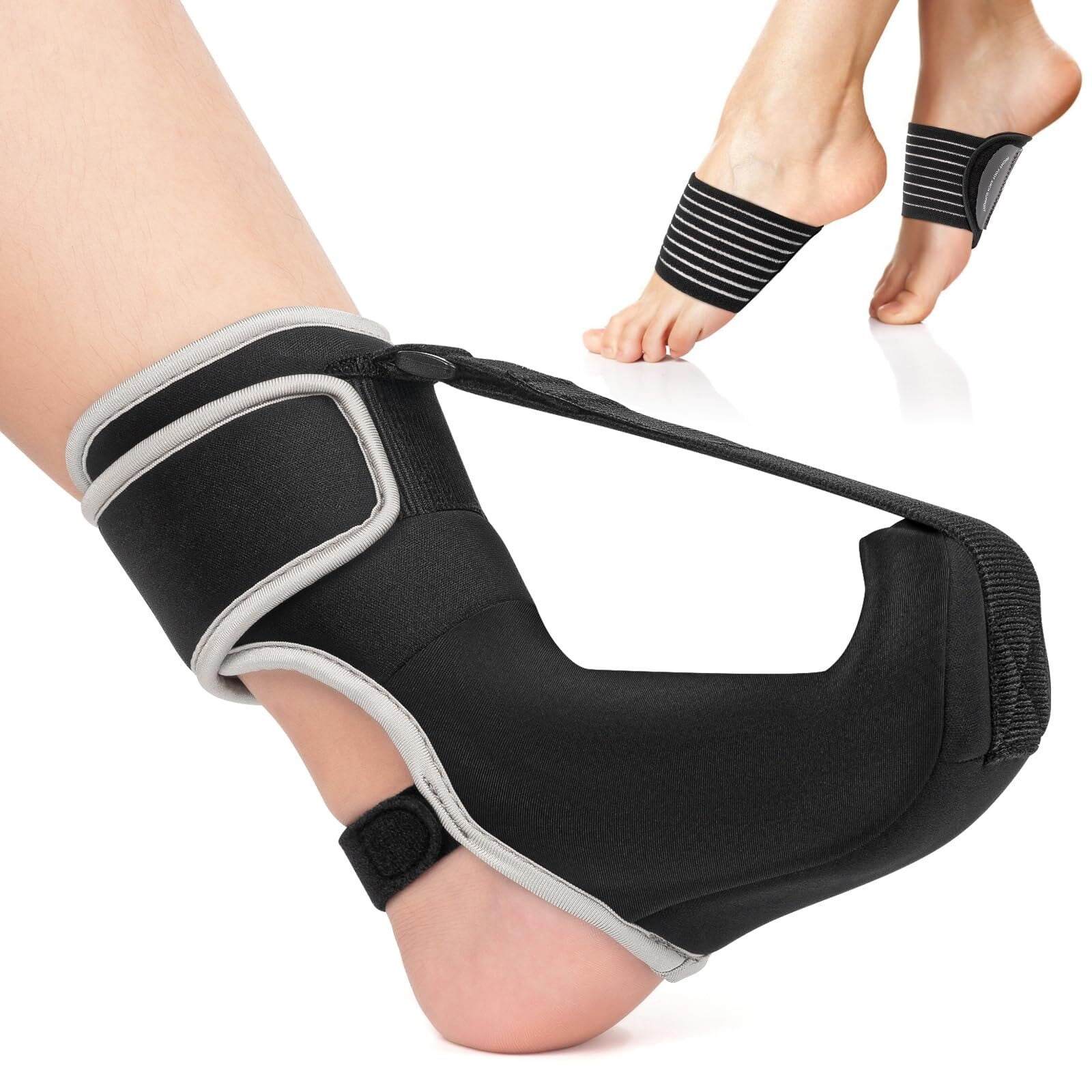 Plantar Fasciitis Night Splint Sock Upgraded Plantar Fasciitis Brace ...