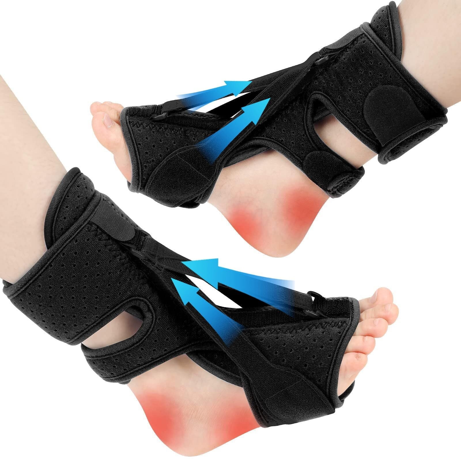 Plantar Fasciitis Night Splint,Upgrade 3 Adjustable Plantar Fasciitis ...