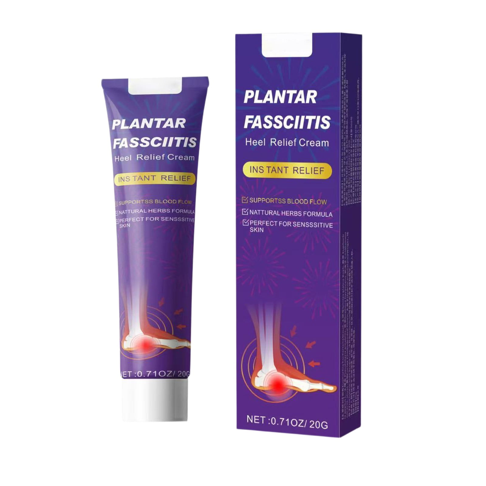 Plantar Fasciitis Relief Cream - Heel Relief For Plantar Fasciitis ...