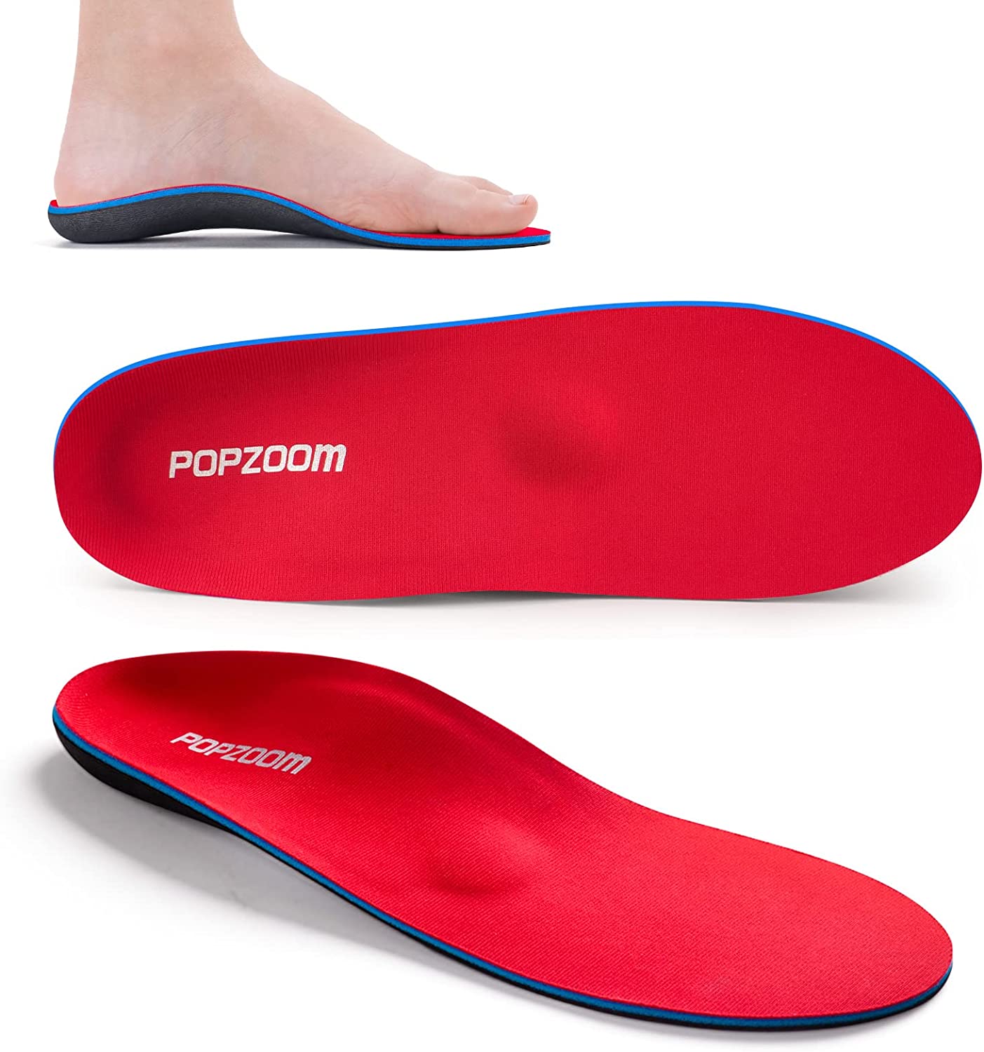 Hiazhwu Arch Support Orthotic Inserts Plantar Fasciitis Insoles For Men Arch Support Insoles For