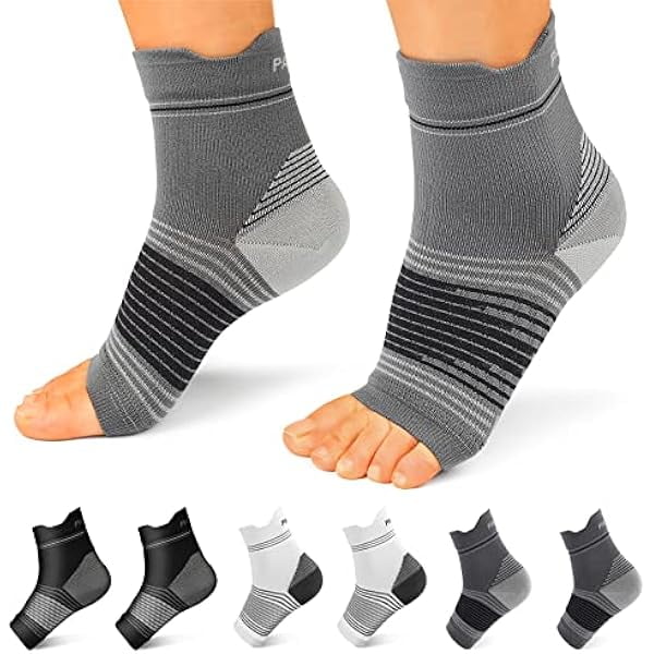 Plantar Fasciitis Sock (6 Pairs) for Men and Women, Compression Foot ...