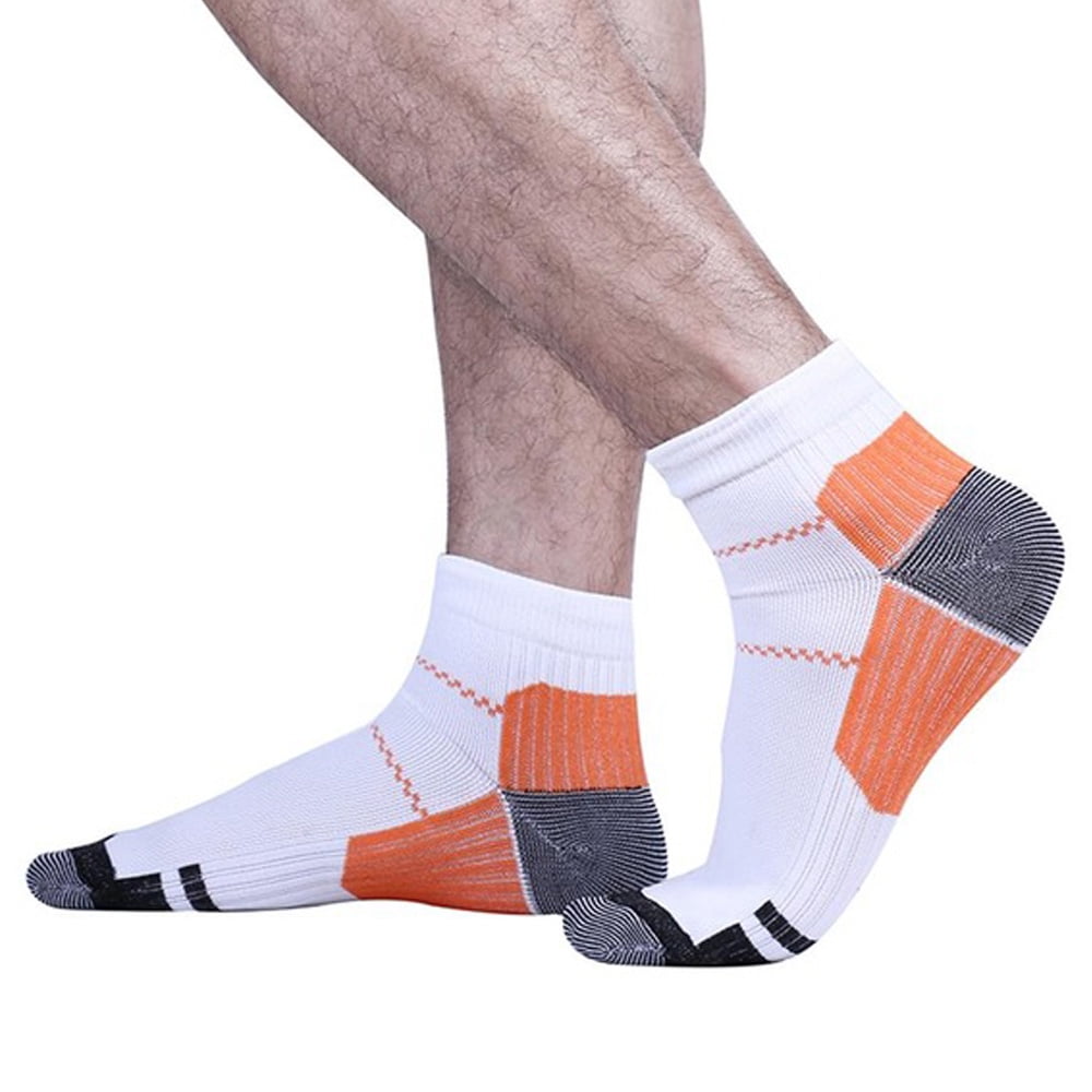 Plantar Fasciitis Socks 2 Pair Heel Arch Support Socks for Men & Women ...