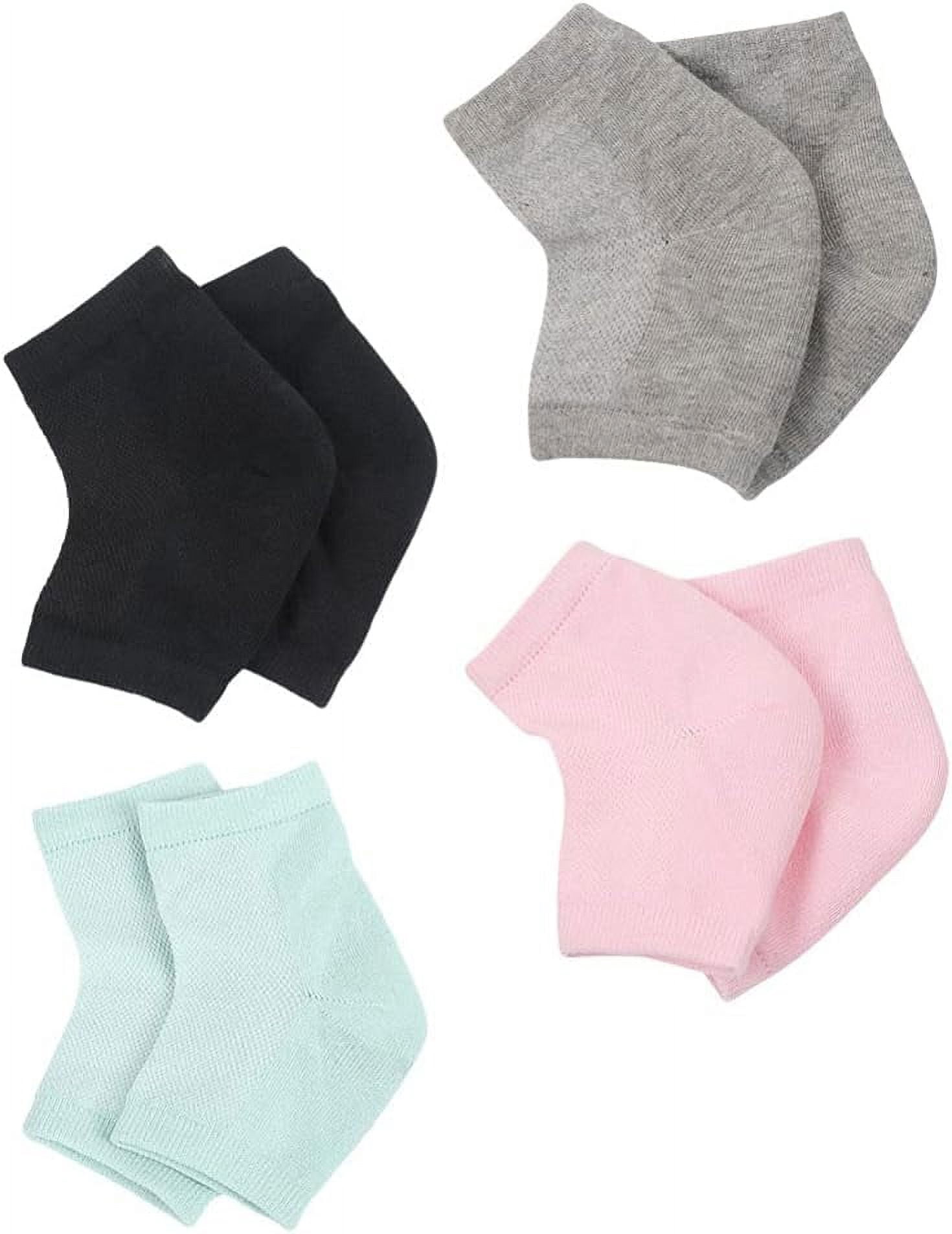 Plantar Fasciitis Socks 4 Pairs Heel Moisturizing Socks Open Toe Socks ...