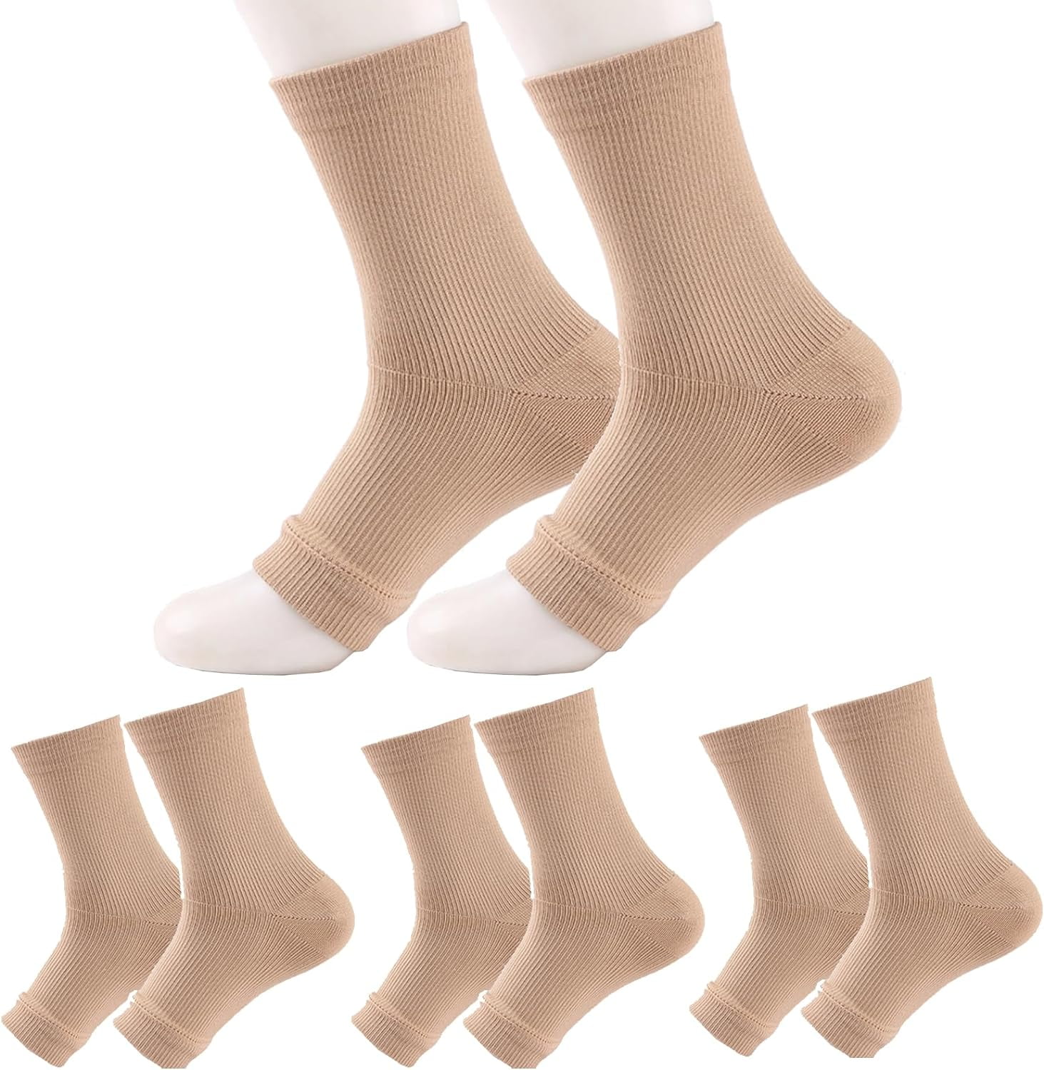 Plantar Fasciitis Socks, Ankle Brace Open Toe Socks Tendonitis ...