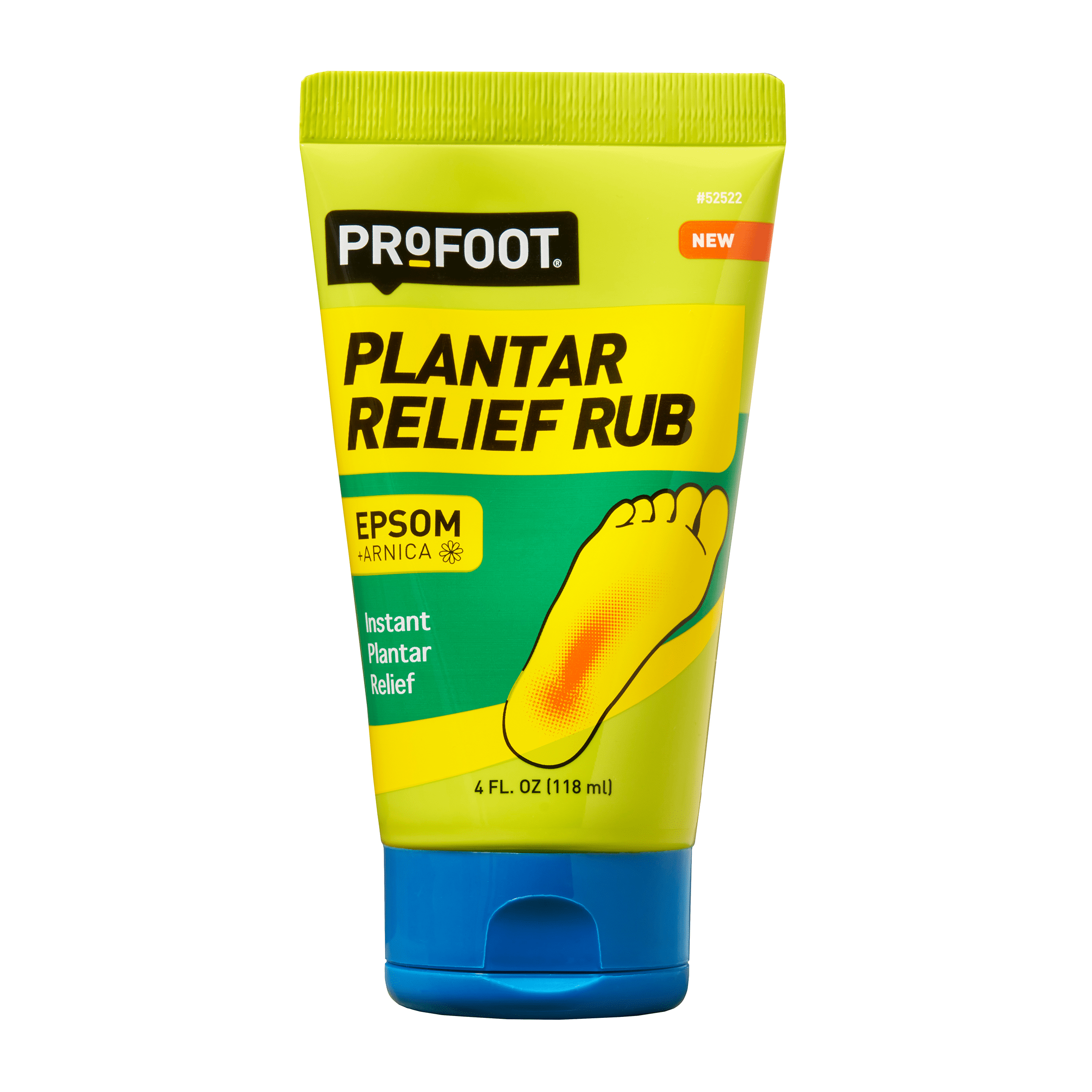 Plantar Relief Rub Instant Plantar Relief with Epsom and Arnica 4 fl oz ...