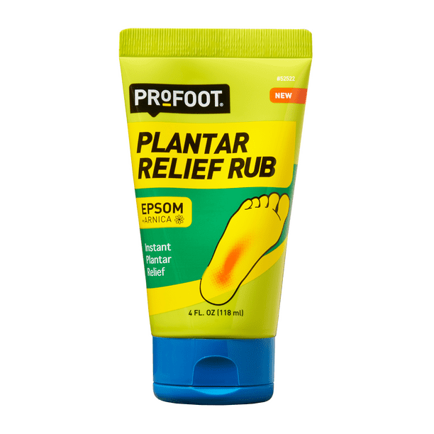 Plantar Relief Rub Instant Plantar Relief with Epsom and Arnica 4 fl oz ...