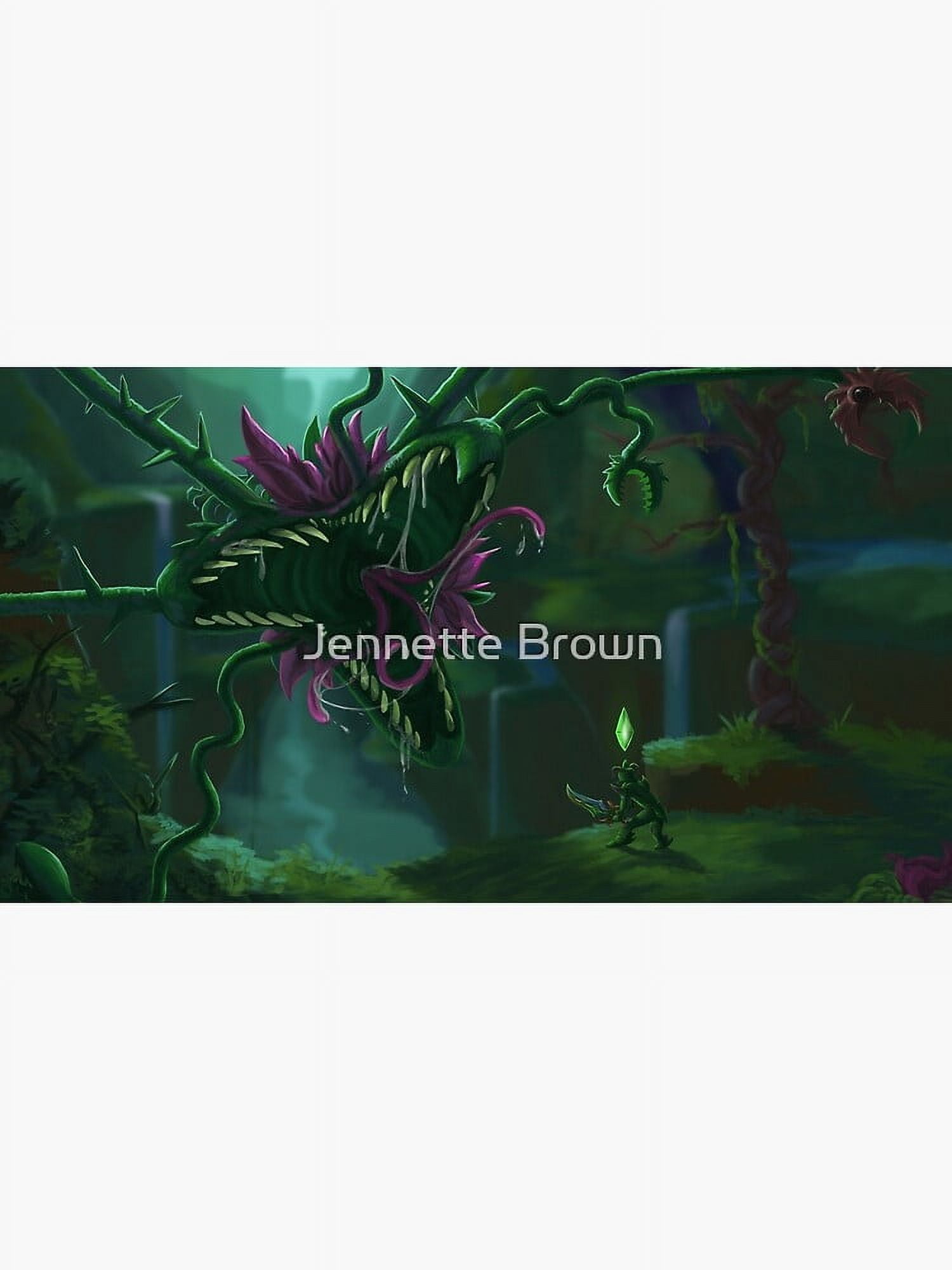 Plantara Boss Fight Jungle Biome Terraria Video Game Fan Art Modern Art ...