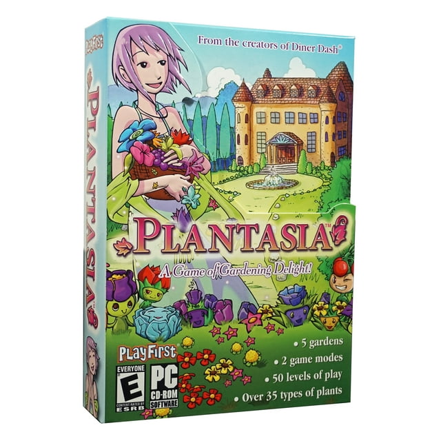 Plantasia: Delightful Gardening Game on PC CD for Windows - Five Fun ...