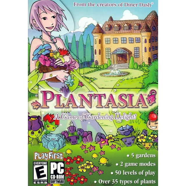 PLANTASIA (2006) PC CD-ROM NEW & FACTORY SEALED-RARE VINTAGE -SHIPS N ...