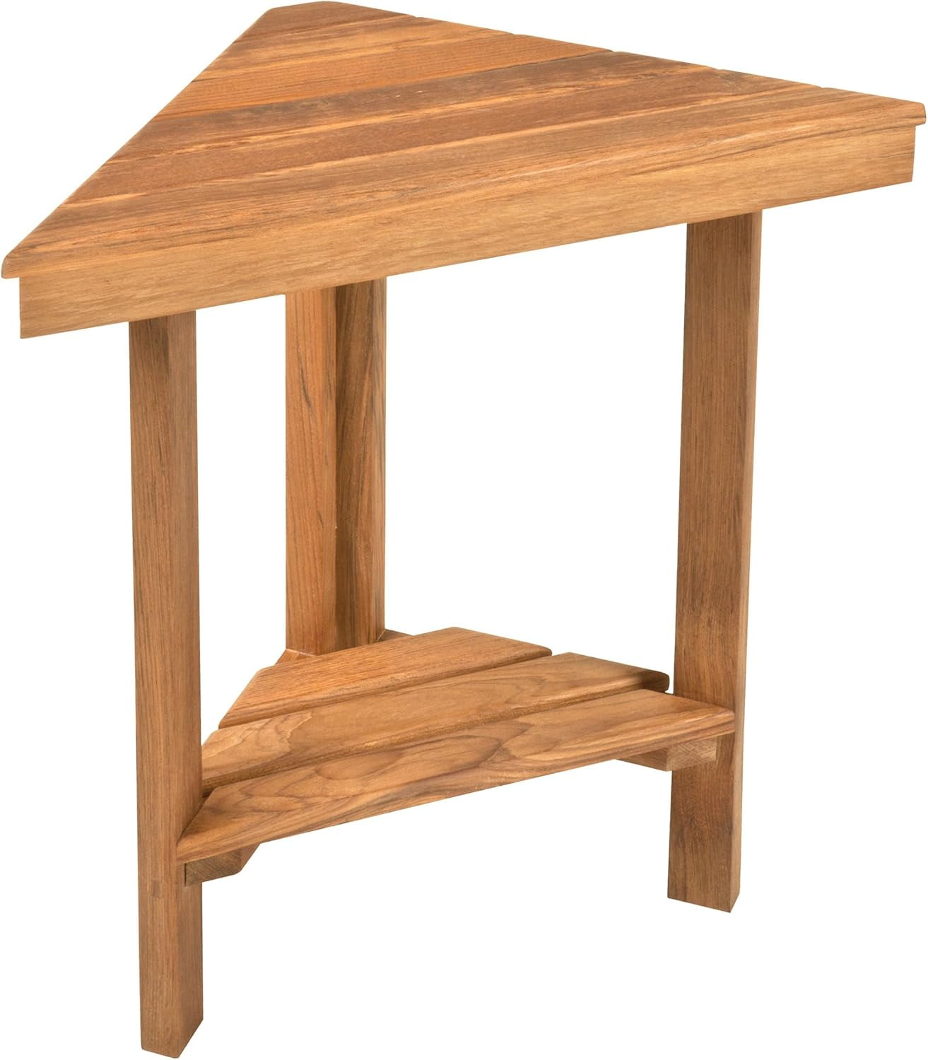 Plantation Corner Bench | Corner Shower Shaving Foot Rest - Walmart.com