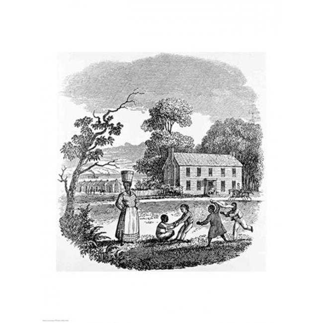 Plantation Scene Poster Print - 24 x 36 in. - Large - Walmart.com