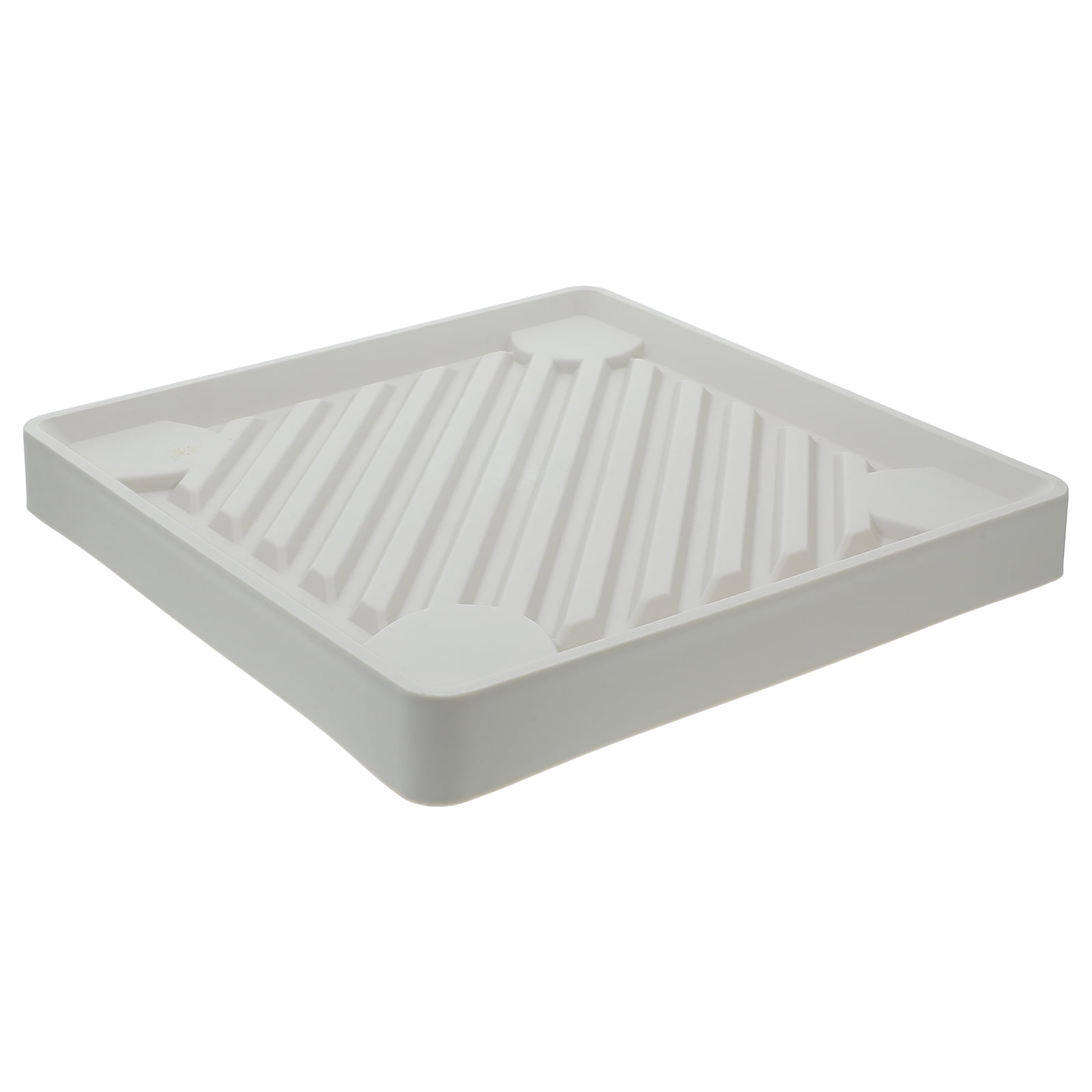 Planter Base Mobile Tray Roller Wheel Flower Pot Rack Beige - Walmart.com