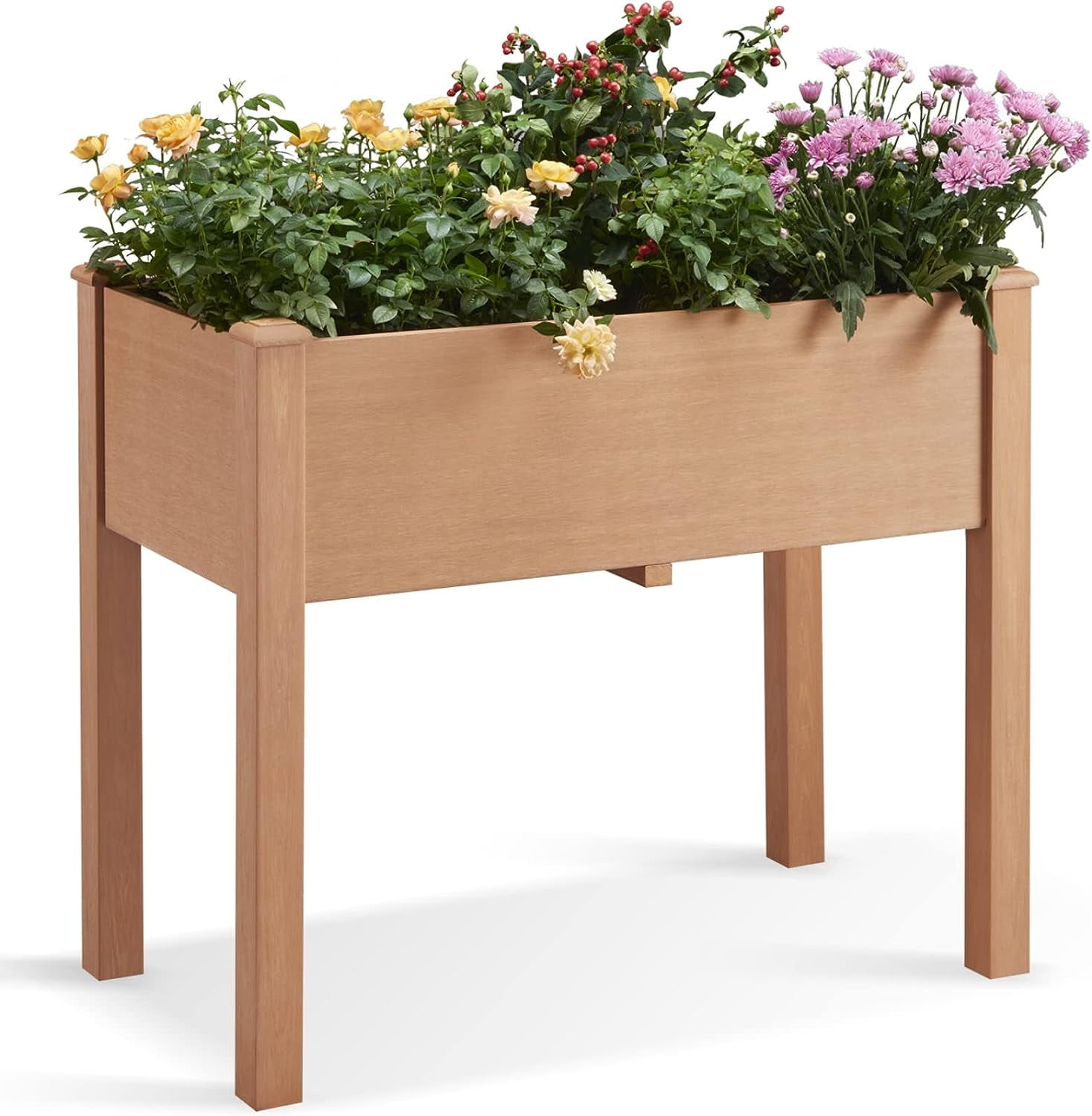 Planter Box Raised Garden Bed with Legs, Better Than Cedar Polystyrene ...