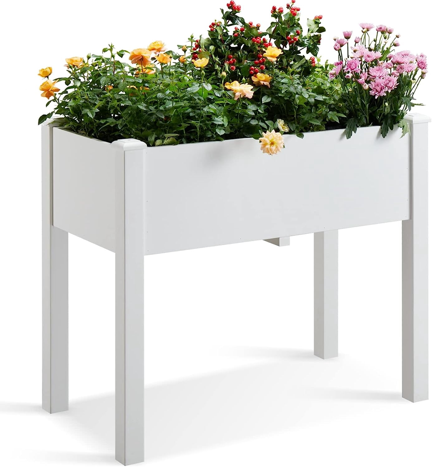 Planter Box Raised Garden Bed with Legs, Better Than Cedar Polystyrene ...