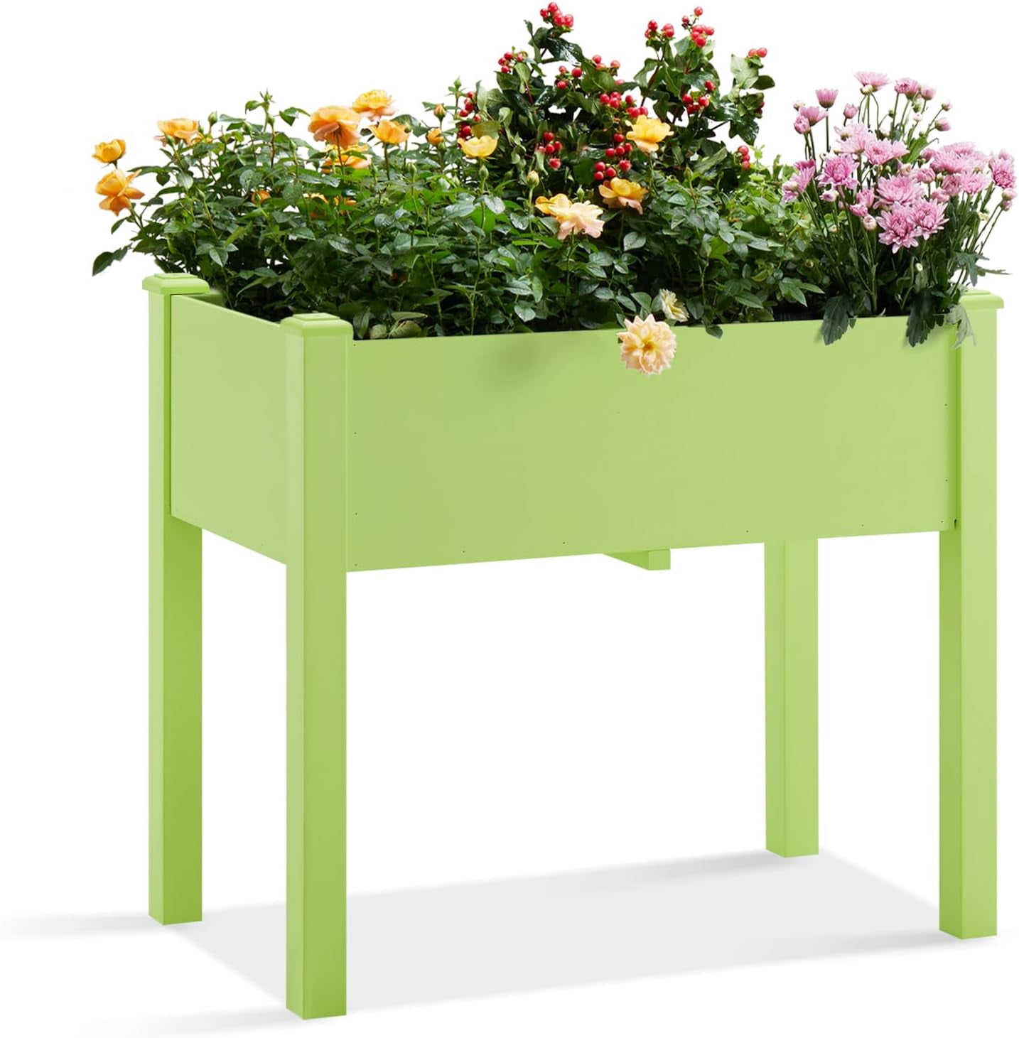 Planter Box Raised Garden Bed with Legs, Better Than Cedar Polystyrene ...