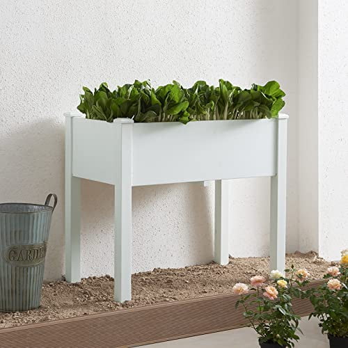 Planter Box Raised Garden Bed with Legs, Better Than Cedar Polystyrene ...